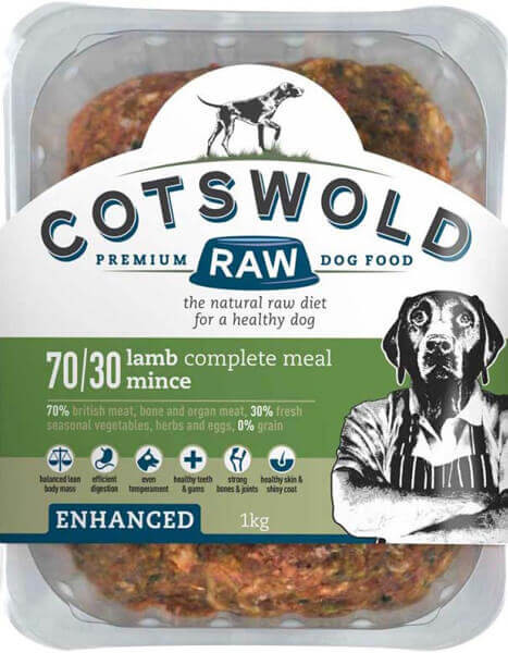 Pet Food Expert | Cotswold Raw Lamb Mince 70/30 Enhanced