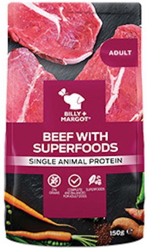 Pet Food Expert | Billy & Margot Beef with Superfood Blend Pouch