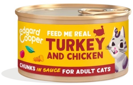 Pet Food Expert | Edgard Cooper Turkey & Chicken Chunks in Sauce