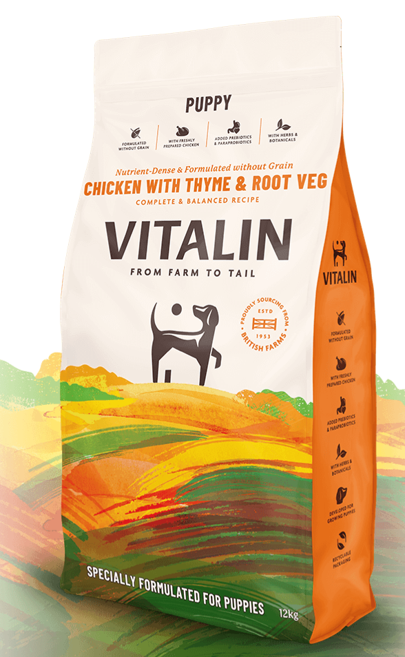 Pet Food Expert | Vitalin Puppy Chicken with Thyme & Root Veg