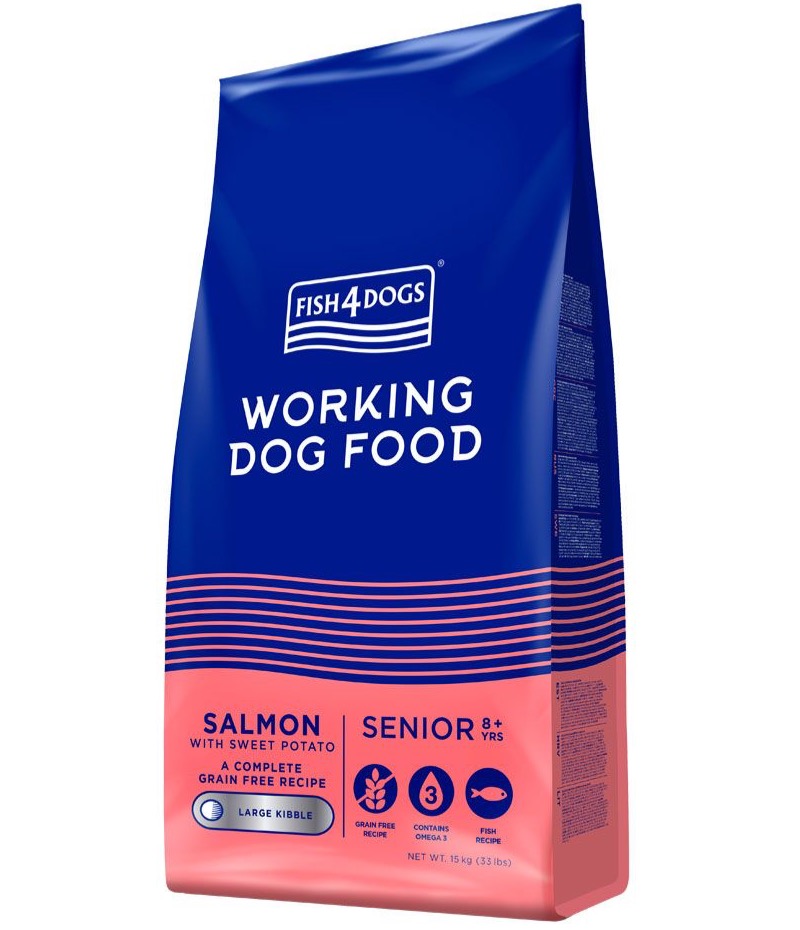 Pet Food Expert | Fish 4 Dogs Working Senior Salmon