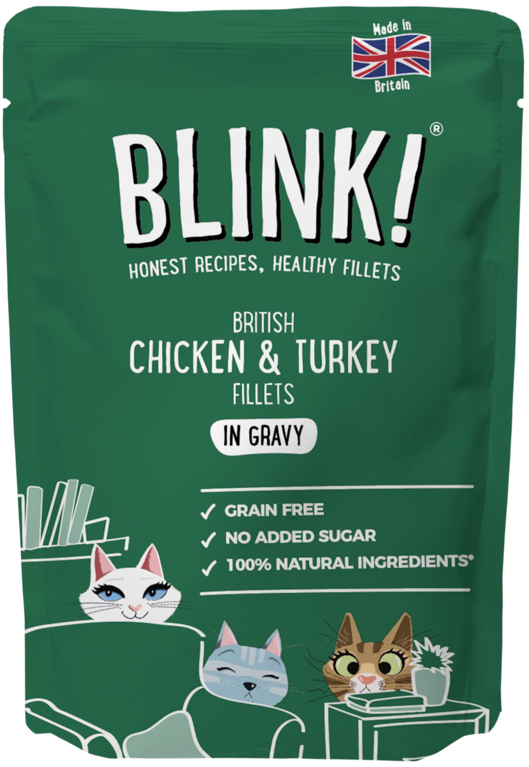 Pet Food Expert | Blink! Chicken and Turkey Fillets in Gravy