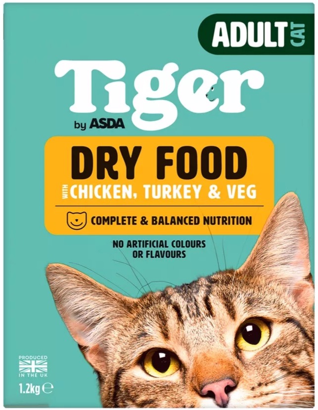 Pet Food Expert | ASDA Tiger Adult Chicken, Turkey & Veg