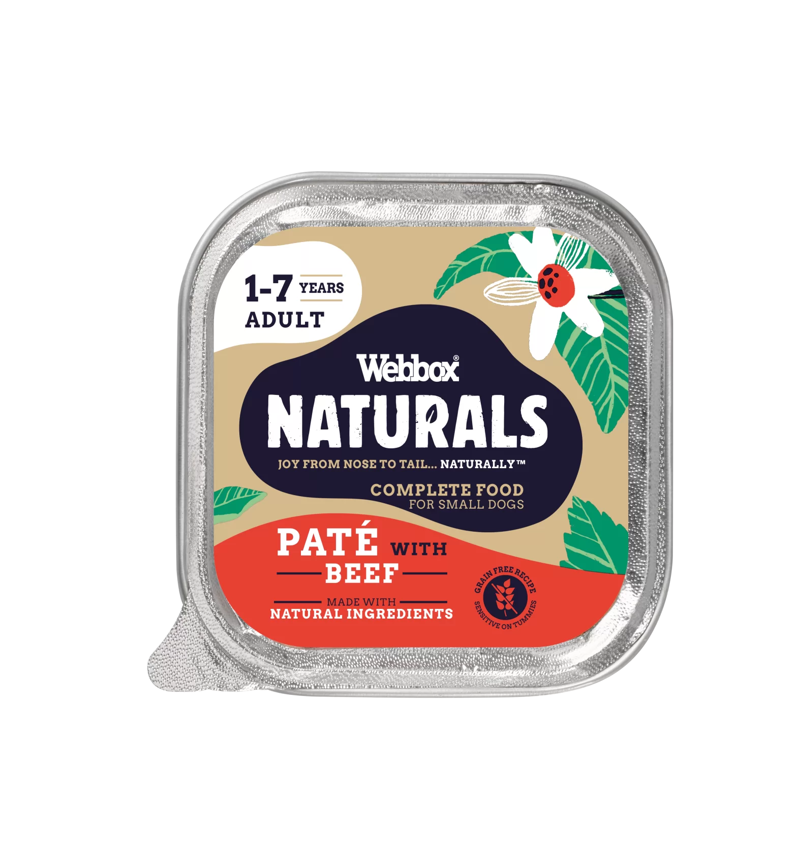 Pet Food Expert | Webbox Naturals Adult Beef Pate