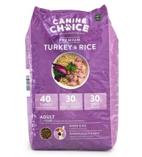Pet Food Expert | Canine Choice Premium Turkey & Rice