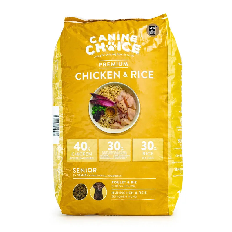 Pet Food Expert | Canine Choice Senior Chicken & Rice