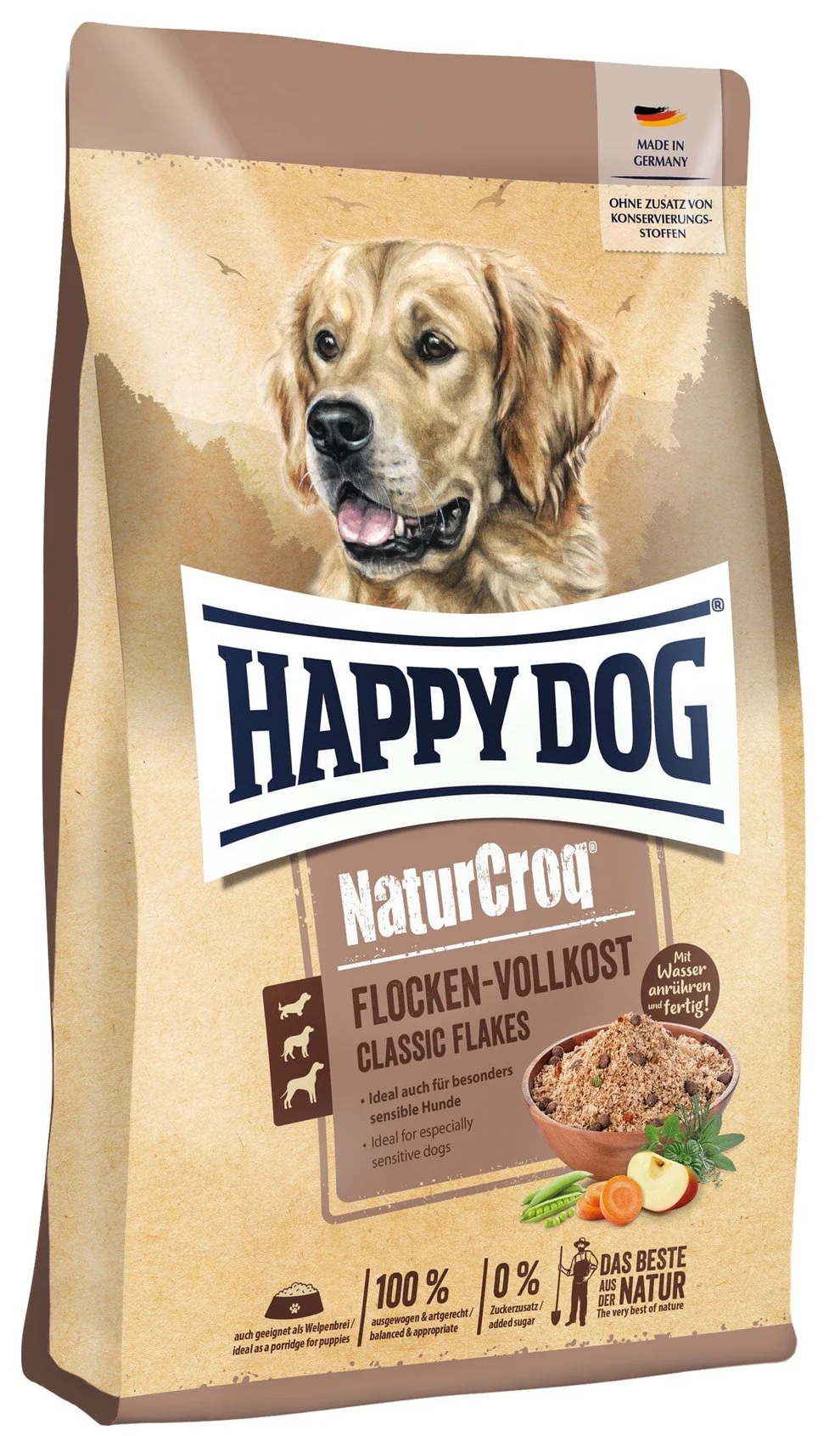 Pet Food Expert | Happy Dog Flocken Vollkost Classic Flakes