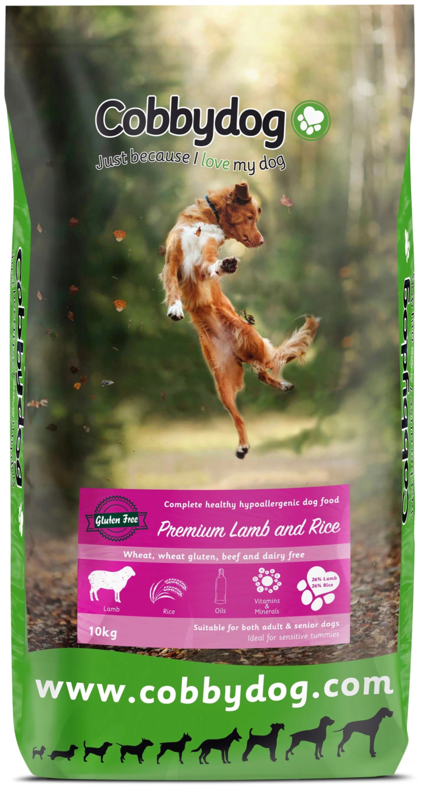 Pet Food Expert | Cobbydog Wheat Gluten Free Lamb & Rice