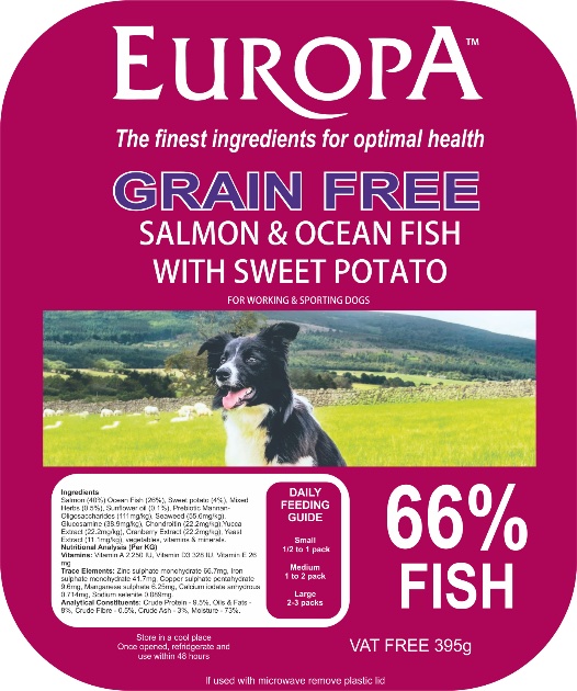 Pet Food Expert | Europa Grain Free Salmon & Ocean Fish with Sweet Potato