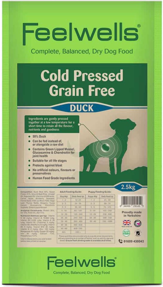 Pet Food Expert | Feelwells Cold Pressed Grain Free Duck