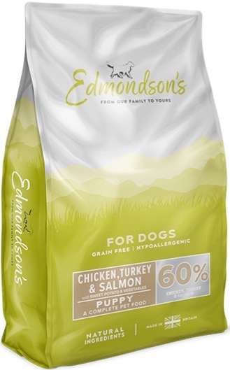 Pet Food Expert | Edmondson's Puppy Chicken, Turkey, Fish with Sweet ...