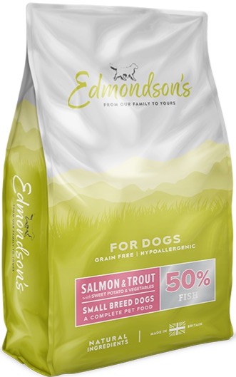 Pet Food Expert | Edmondson's Small Breed Salmon with Sweet Potato ...