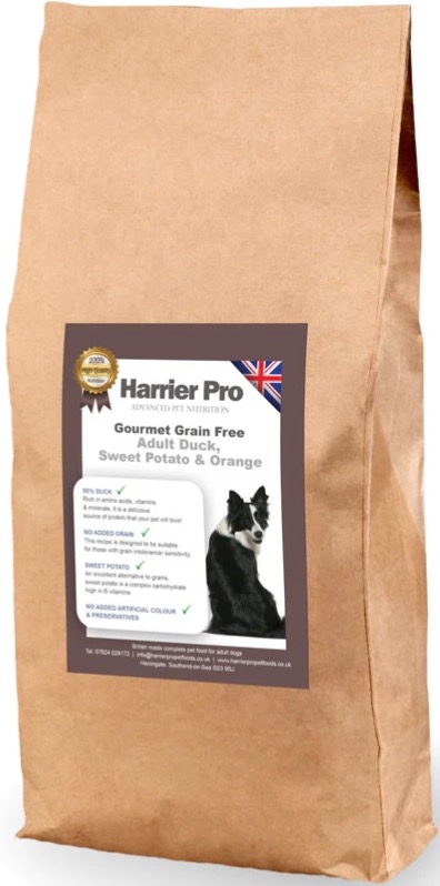 Pet Food Expert | Harrier Pro Pet Foods Gourmet Grain Free Duck, Sweet ...
