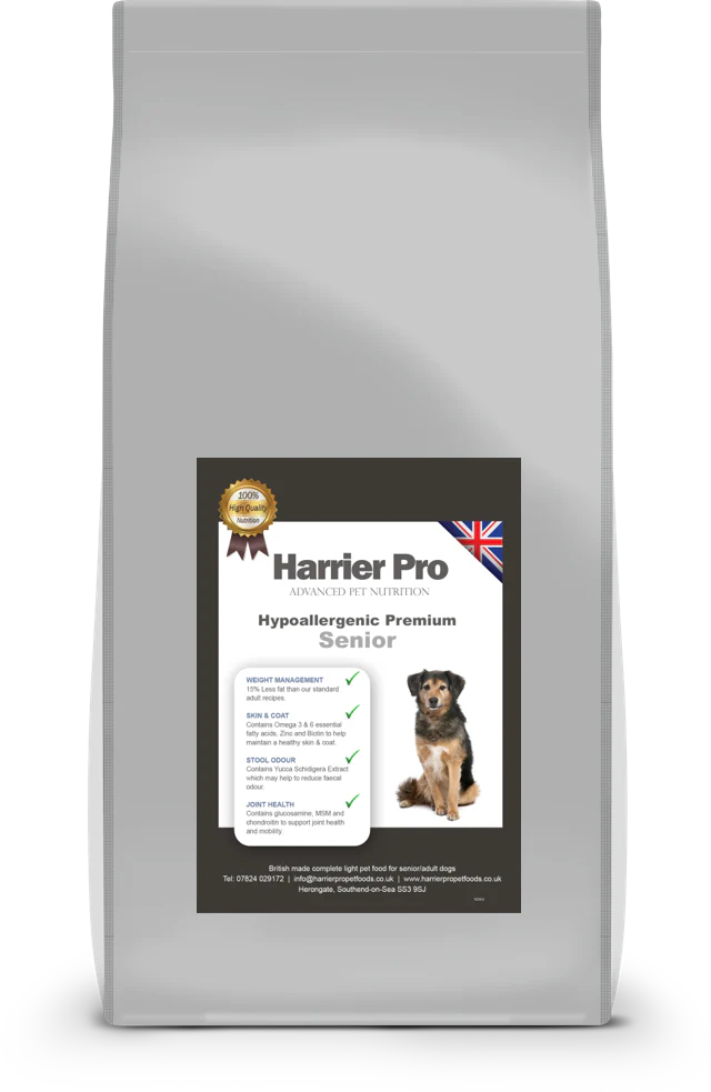 Pet Food Expert | Harrier Pro Pet Foods Hypoallergenic Senior Light