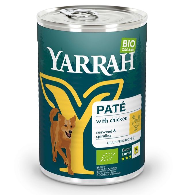 Pet Food Expert | Yarrah Organic Pâté with Chicken