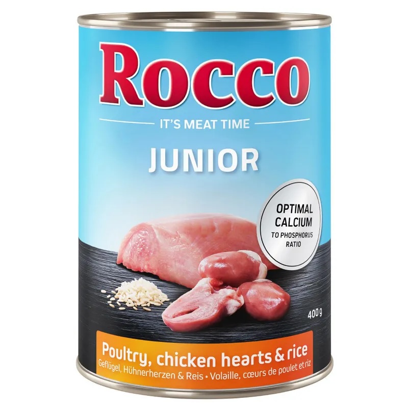 Pet Food Expert | Rocco Junior Poultry, Chicken Hearts & Rice