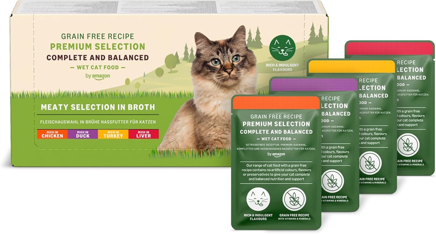 Pet Food Expert | Amazon Premium Selection Meaty Selection in Broth